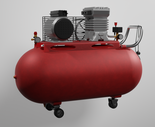 Compressor 3D Model in Tools 3DExport