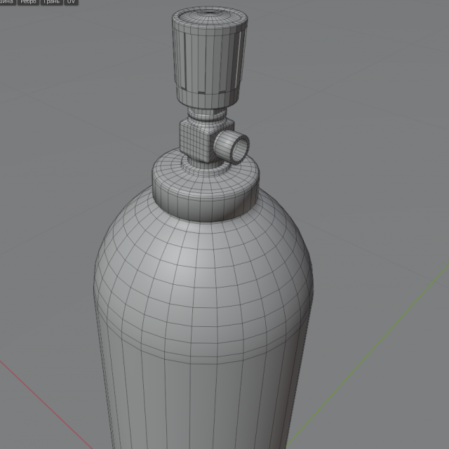 Oxygen tank 3D Model in Tools 3DExport