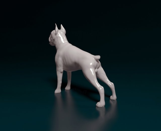 Boxer 3D Print Model in Figurines 3DExport