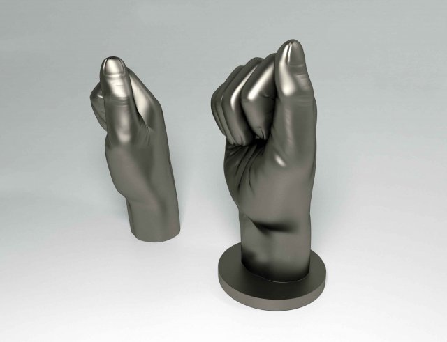 Hand A 3D Print Model in Figurines 3DExport