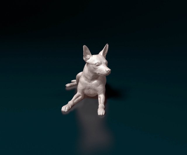 Miniature Pinscher 3D Print Model in Figurines 3DExport
