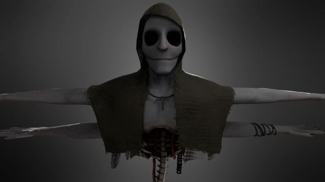 Church Ghost 3D Model in Monster 3DExport