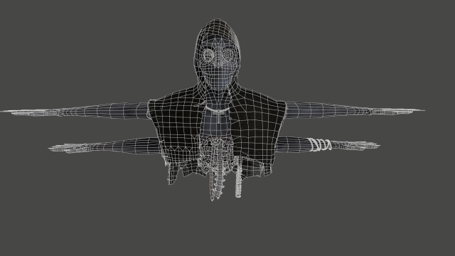 Church Ghost 3D Model in Monster 3DExport