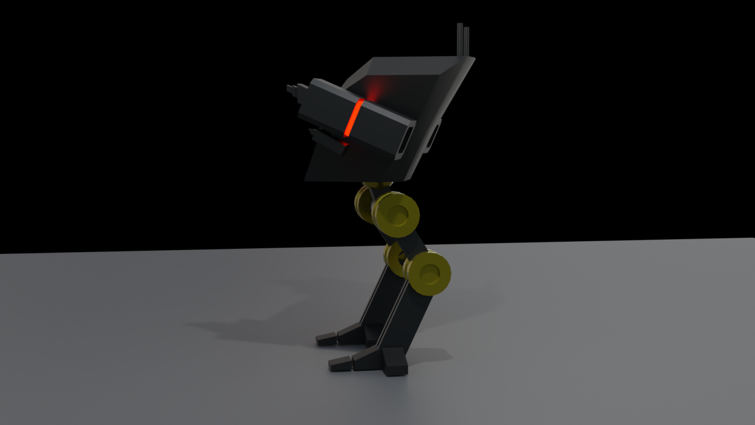 Low Poly Coloured Mecha 3D Model in Robot 3DExport