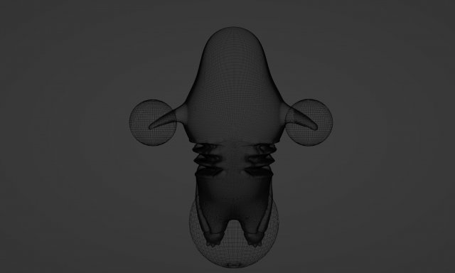 Monster larva with red eyes 3D Model in Fantasy 3DExport