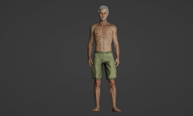 Realistic of a Sick Man 3D Model in Man 3DExport