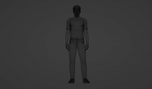 Urban chic male model 3D Model in Man 3DExport
