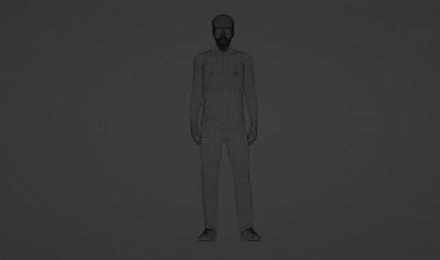 Urban chic male model 3D Model in Man 3DExport