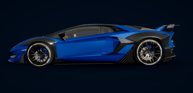 LAMBO AVENTADOR 3D Model in Racing 3DExport
