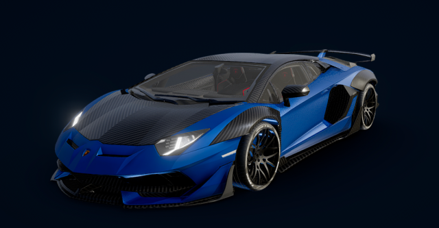 LAMBO AVENTADOR 3D Model in Racing 3DExport