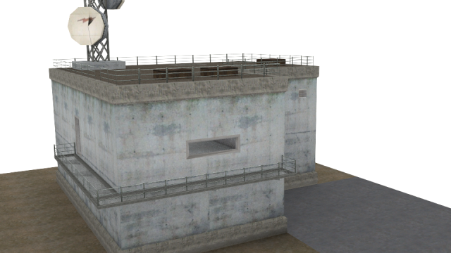 Radar Building 3D Model in Living Room 3DExport