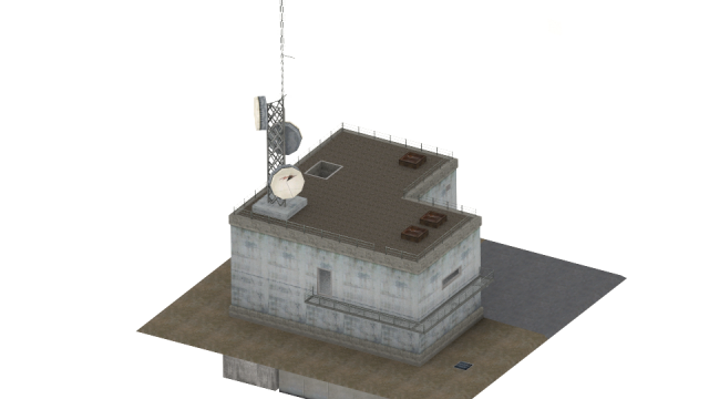 Radar Building 3D Model in Living Room 3DExport