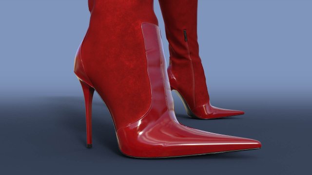 GIANMARCO LORENZI Boots Two Pairs 2 3D Model in Clothing 3DExport