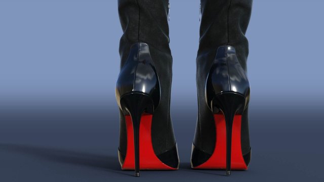 GIANMARCO LORENZI Boots Two Pairs 2 3D Model in Clothing 3DExport