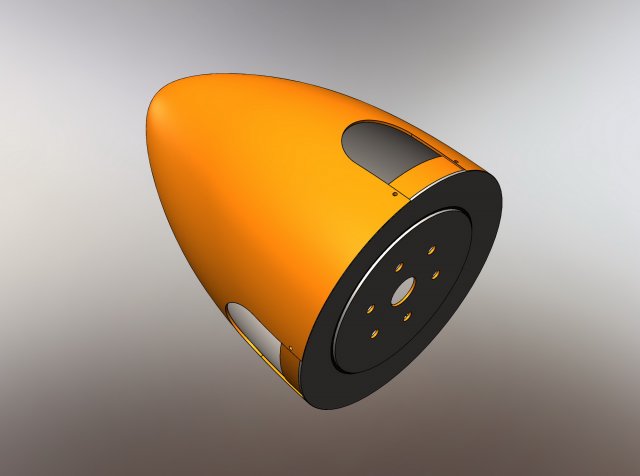 of a three-blade propeller for light aircraft 3D Model in Parts 3DExport