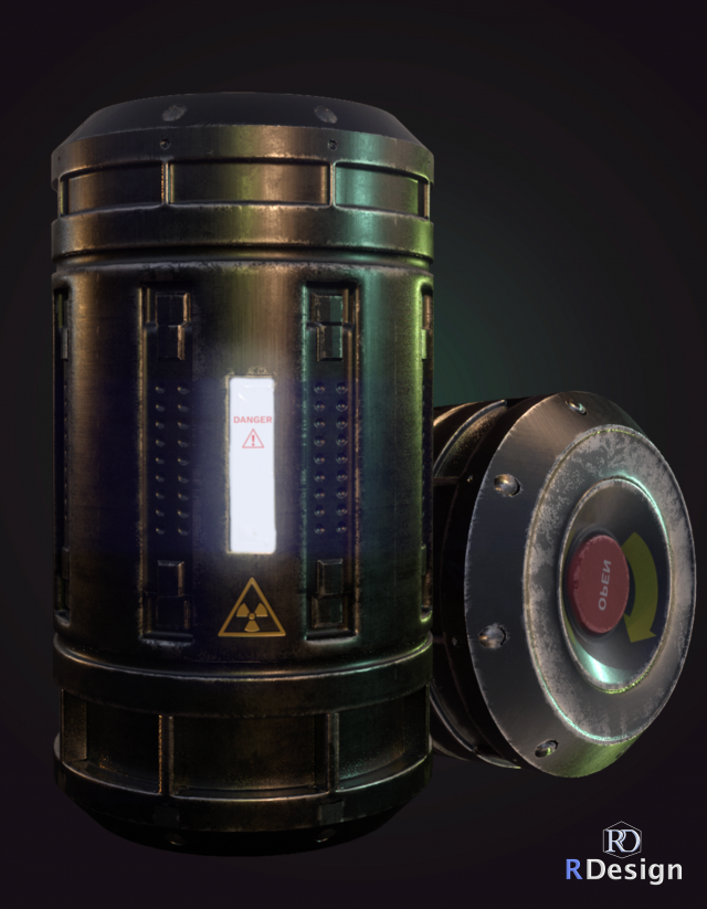 Cilinder 3D Model in Other 3DExport