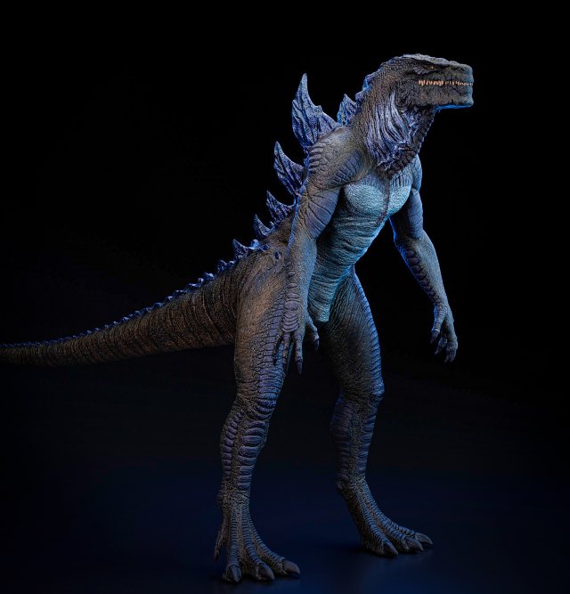Godzilla 3D Model in Monster 3DExport