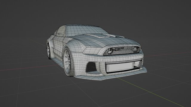 Mustang 2014 NFS 3D Model in Sport Cars 3DExport