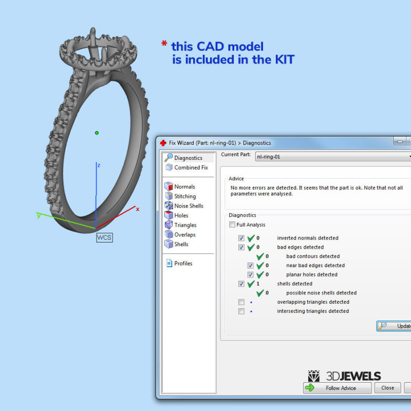 Bright KeyShot Scene Setups for Jewelry Visualization 3D Model in Jewellery 3DExport