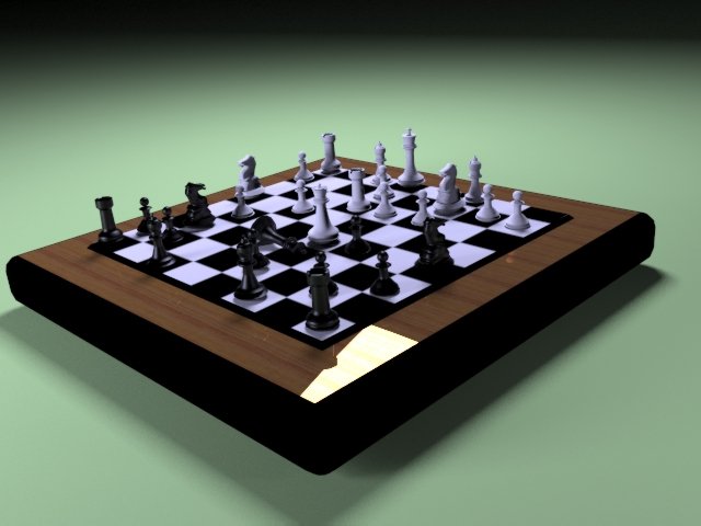 Chess Board 3D Models in Other 3DExport