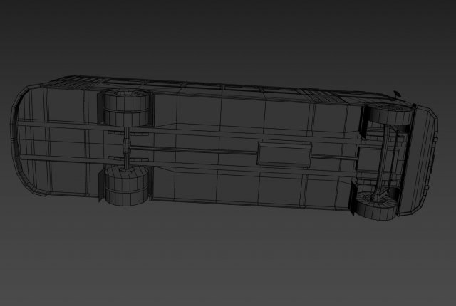 Old bus 3D Model in Wagon 3DExport