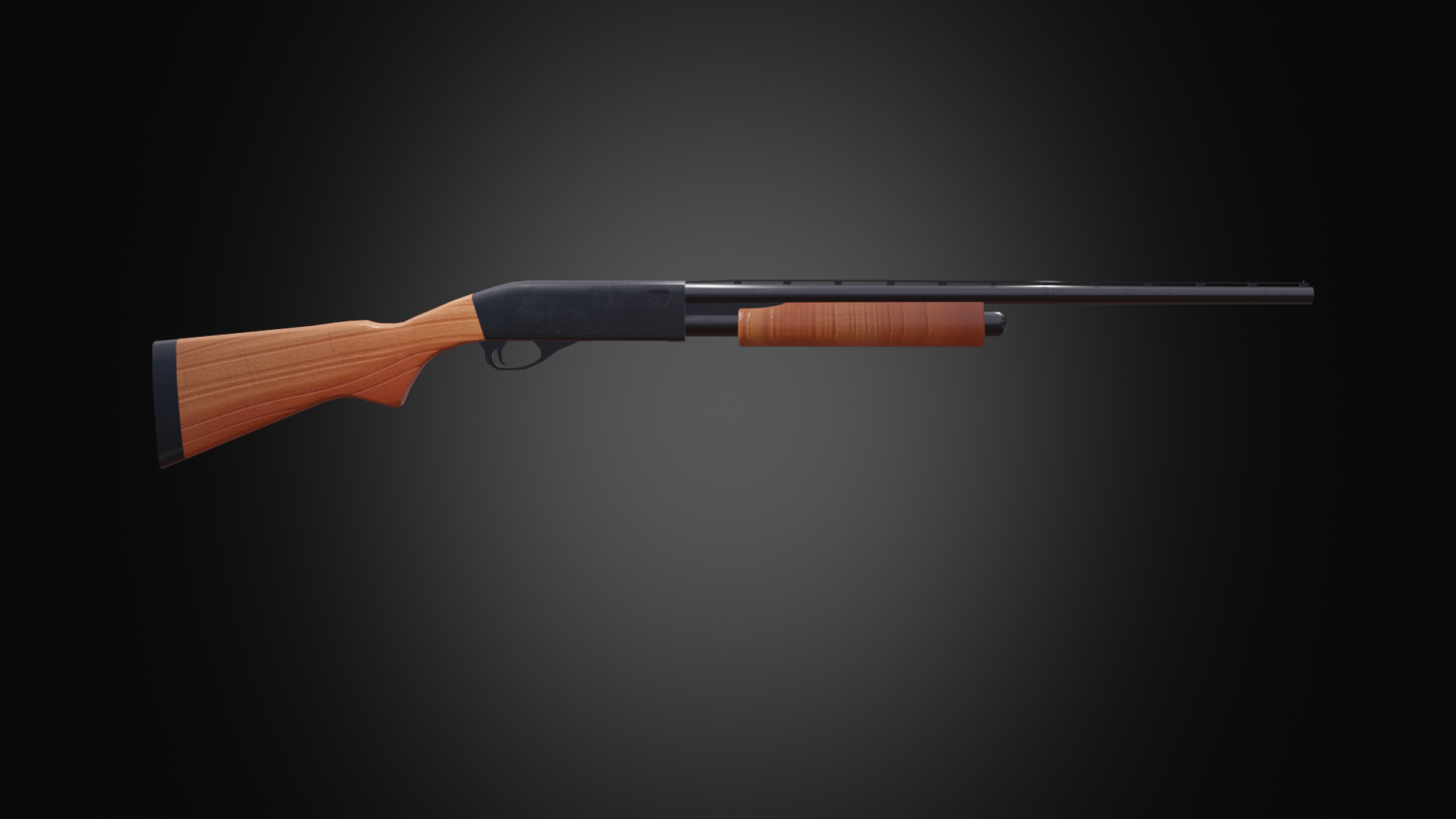 Shotgun Remington 870 low-poly Modelo 3D in Escopeta 3DExport