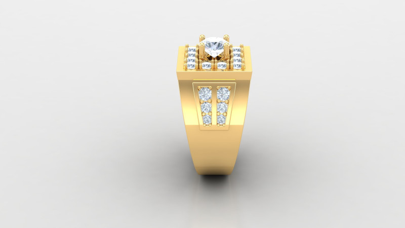 Man Ring Cad File Printing 3D Print Model in Rings 3DExport