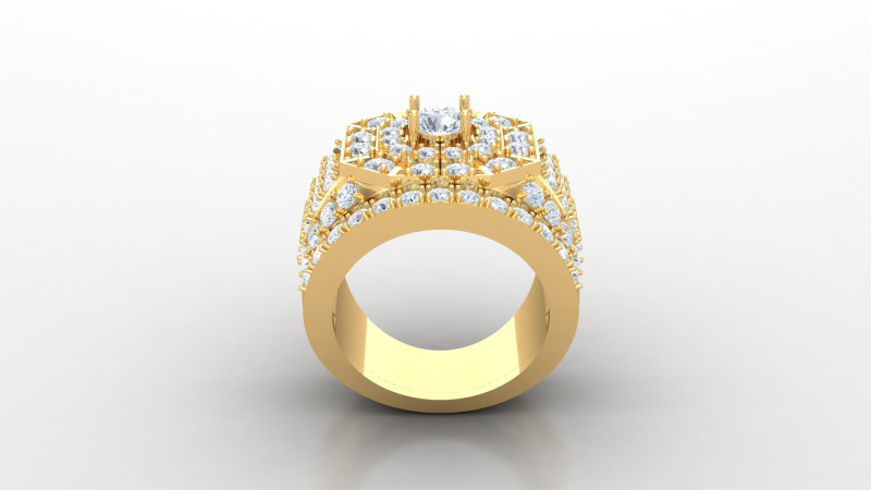 Man Ring Cad File Ready For Printing 3D Print Model in Rings 3DExport