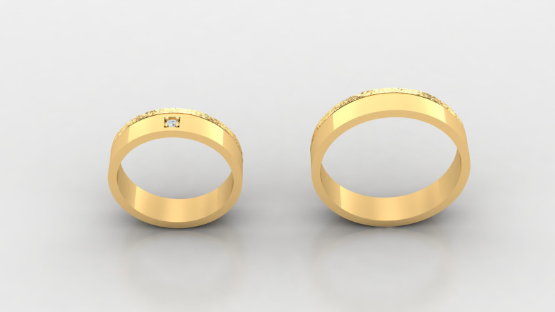 Engage Ring Cad File Ready For Printing 3D 프린트 모델 in 반지 3DExport