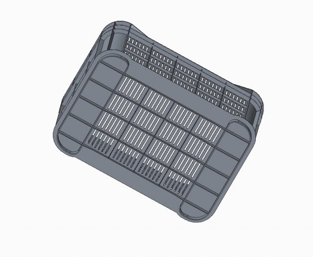 Plastic Crate 3D Printed Model 3D Model in Shipping Containers 3DExport