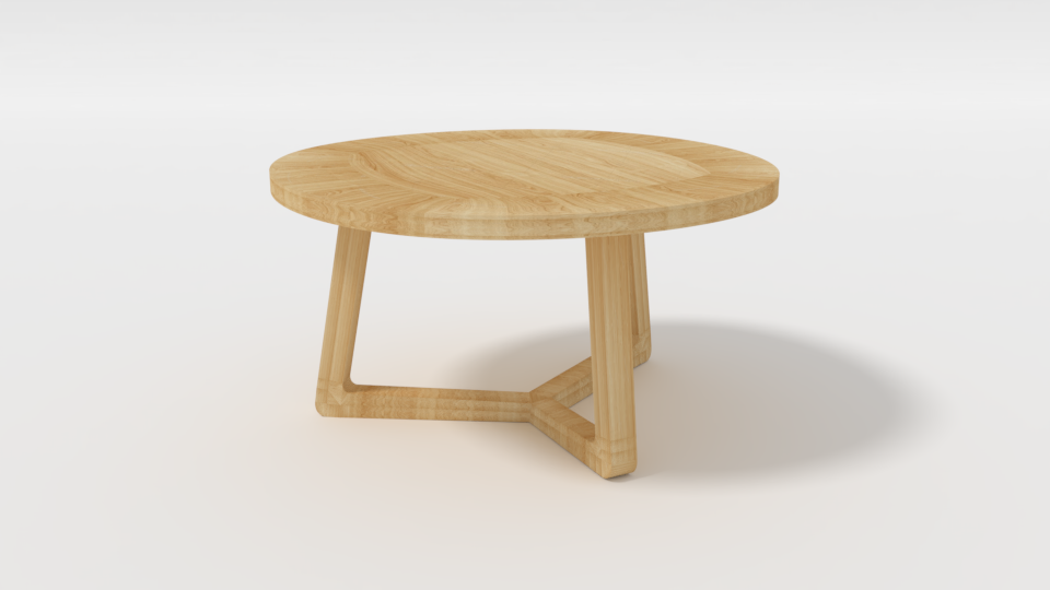 FlexForm Jiff 3D Wooden Coffee Table Model 3D Models in Table 3DExport