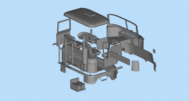 STL Files for 3D Printing German truck w50 short Cab 3D Print Model in ...