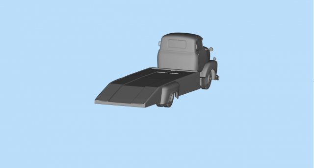 Printable STL Custom Hauler Built Ramp Tow Truck COE 3D Print Model in ...