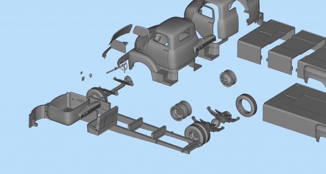 Printable STL Custom Hauler Built Ramp Tow Truck COE 3D Print Model in ...