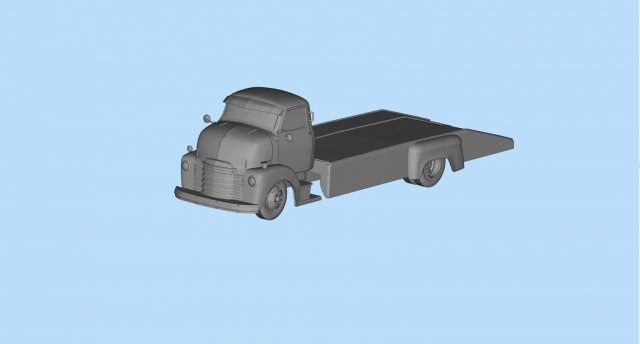 Printable STL Custom Hauler Built Ramp Tow Truck COE 3D Print Model in ...