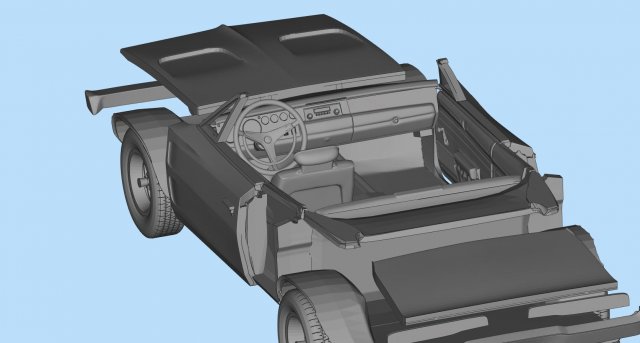 Car 3d printing models Charger second gen 3D Print Model in Automotive ...