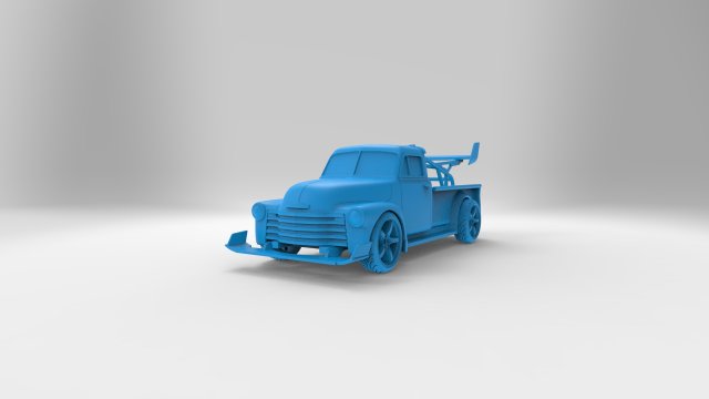 Motorsport STL racing Car drift Chev Pickup 3100 Modèles 3D en vedette ...