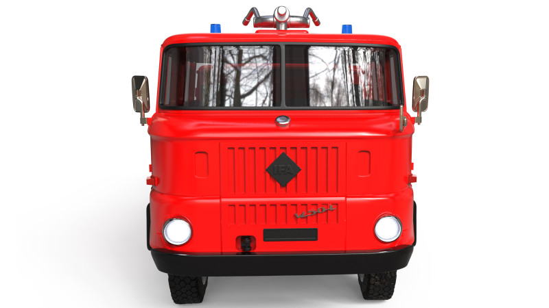DDR 1969 IFA W50 TLF16 tanker feuerwehr 3d print file car 3D Print ...