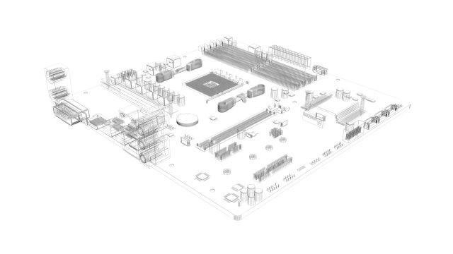 Computer Parts Collection 3D Model in Computer 3DExport