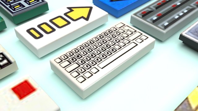 Lego Tiles Set 3D Model in Toys 3DExport