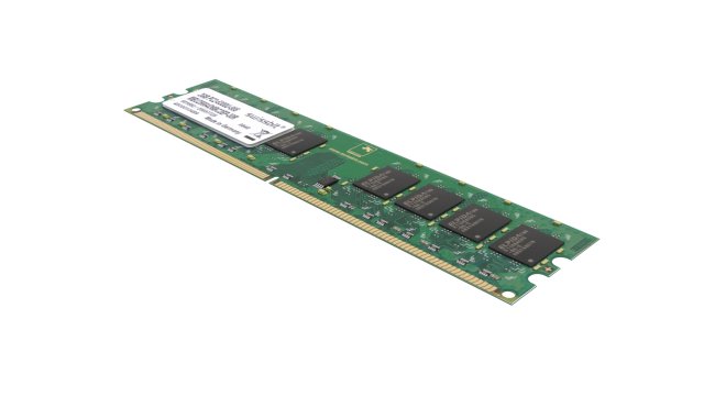 DDR4 SDRAM Memory Module 3D Model in Computer 3DExport