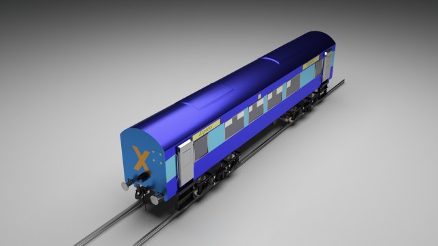 Train 3D Model in Train 3DExport