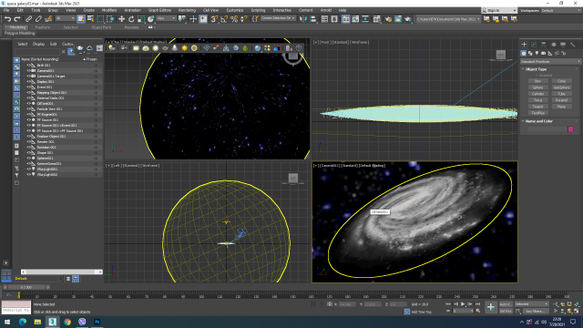 Milky Way Galaxy 3D Model in Special Effects 3DExport