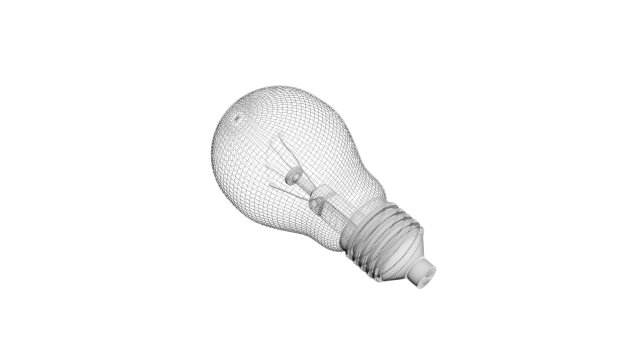 Light Bulb 3D Model in Bulb 3DExport