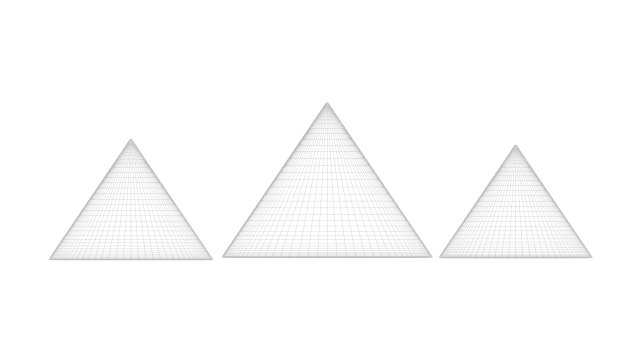 Giza Pyramids 3D Model in Landmarks 3DExport