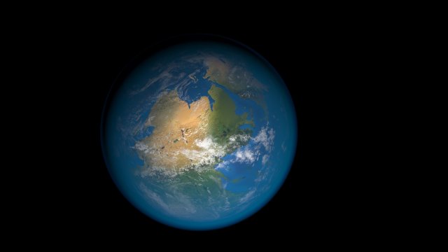 Pangea Earth 3D Model in Planets 3DExport