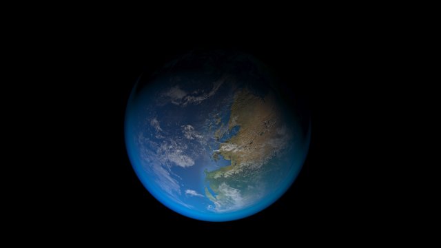 Pangea Earth 3D Model in Planets 3DExport