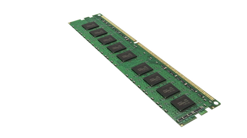 DDR4 SDRAM Memory Module 3D Model in Computer 3DExport