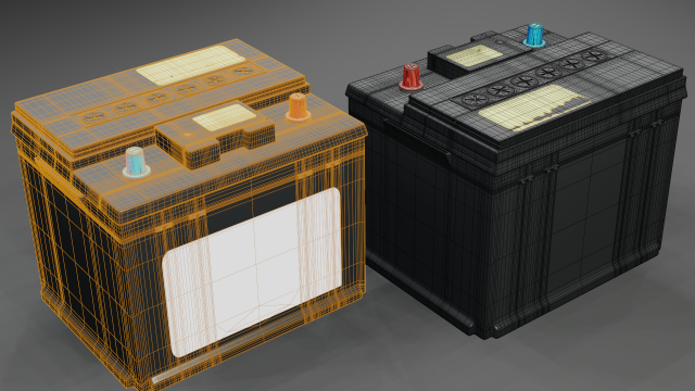 Automotive Battery Pack 3D Model in Parts of auto 3DExport