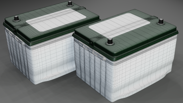 Automotive Battery Pack 3D Model in Parts of auto 3DExport
